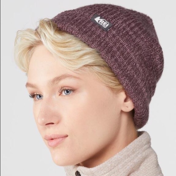 REI | Accessories | Rei Coop Logo Beanie In Briarsmoke | Poshmark